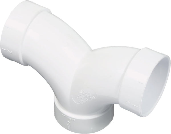 3-Way 90° Double Sweep Elbow For Central Vacuum Piping - Merchandise Mecca