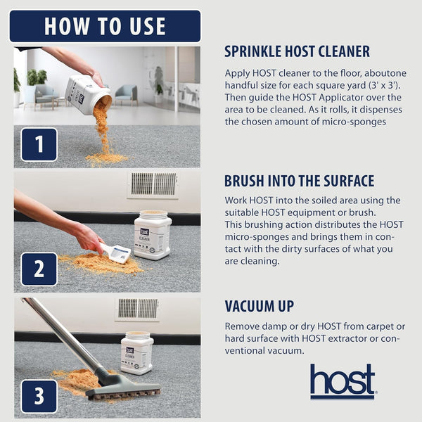 HOST® Dry Extraction Cleaner - Natural, Non-Toxic, Biodegradable ...